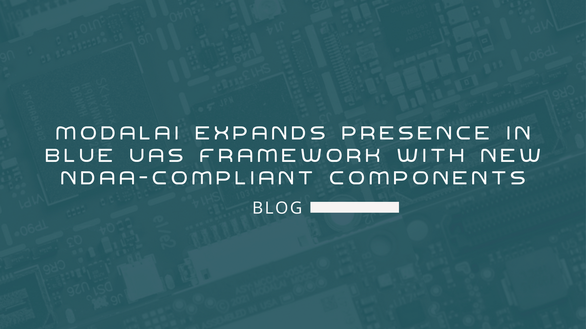 ModalAI Expands Presence in Blue UAS Framework with New NDAA-Compliant ...